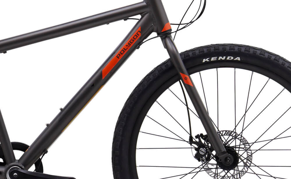 Impression AX Hi-Ten Steel Rigid Fork 27.5 [Colour: Grey] | BikesOnline AU