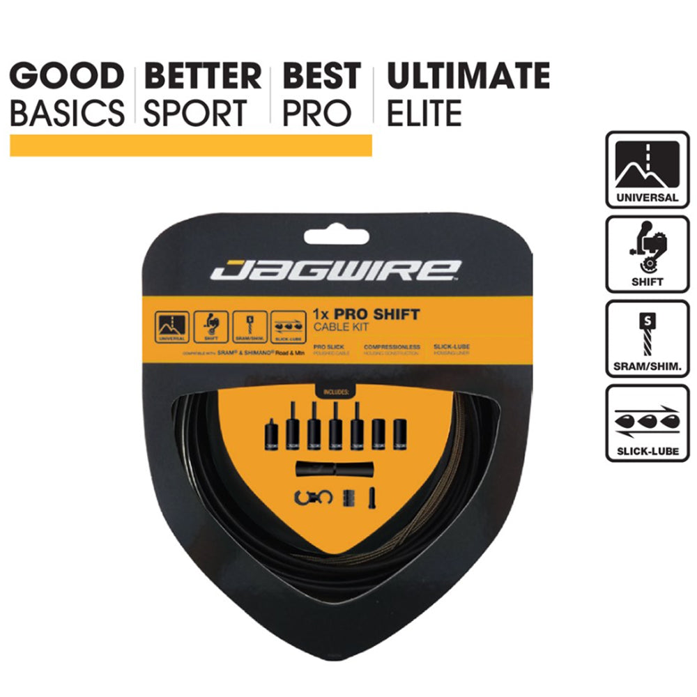 Jagwire 1x Pro Shift Cable Kit – Black
