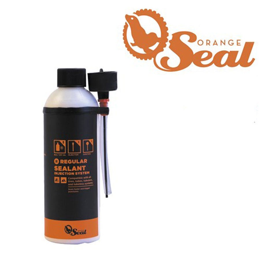 Orange Seal Regular Tubeless Tyre Sealant - 236ml Bottle with dipstick ...