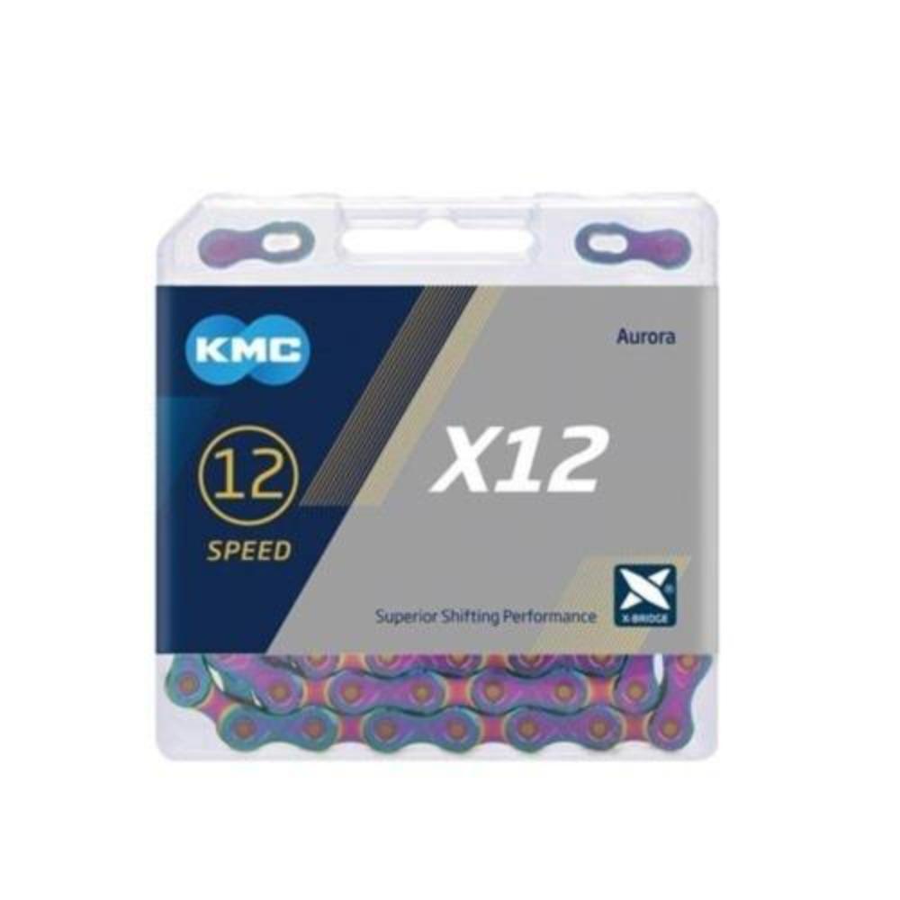KMC X12 12 Speed Chain - Aurora 126L | BikesOnline AU